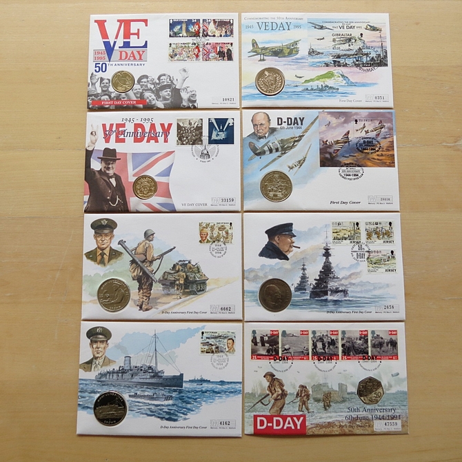 Discounted Coin Cover Bundles | Commemorative First Day Coin Covers ...